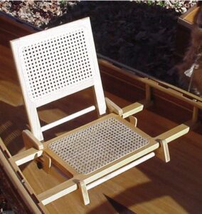 Ash Natural Cane Canoe Seat, Seat Back & Set for Sale by Newfound Woodworks