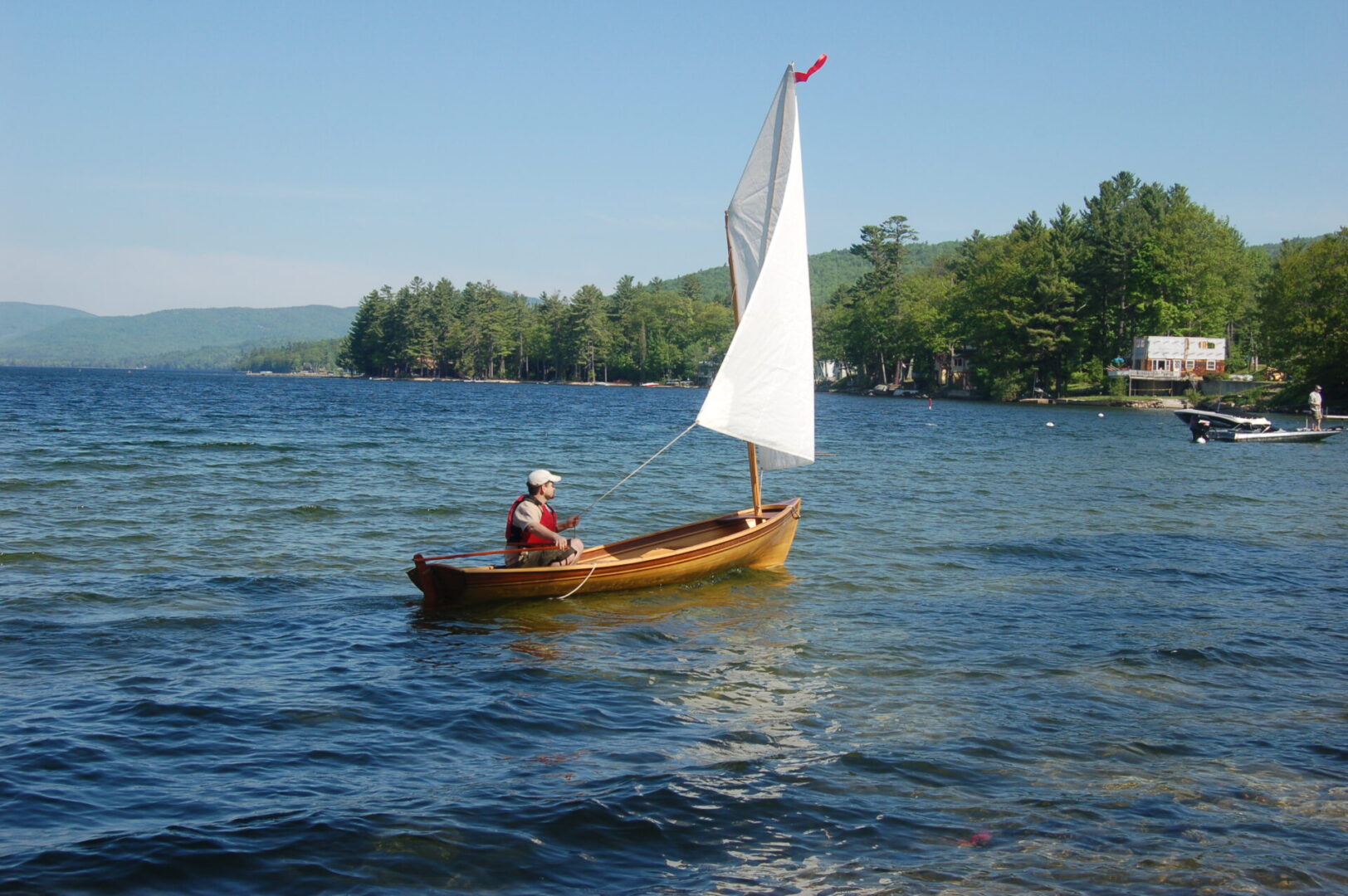 16'9" Wherry Pulling/Sailing Boat - Newfound Woodworks